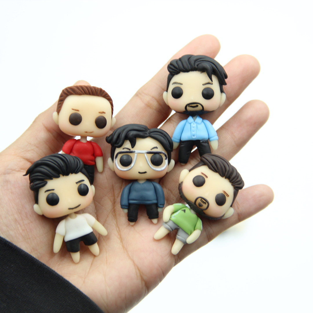 Personalised Funko Pop Custom Mini Clay Figurines – Manelyn Clay Art ...